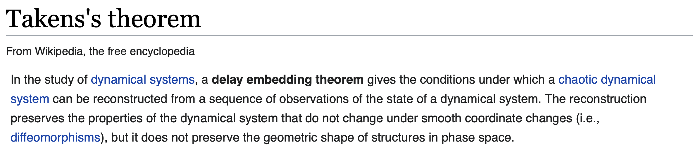Empirical Dynamic Modelling
